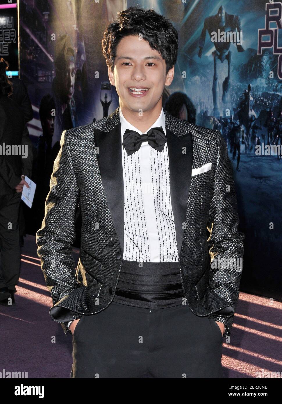 Win Morisaki arrives at the "Ready Player One" Los Angeles Premiere held at The Dolby Theater in ...
