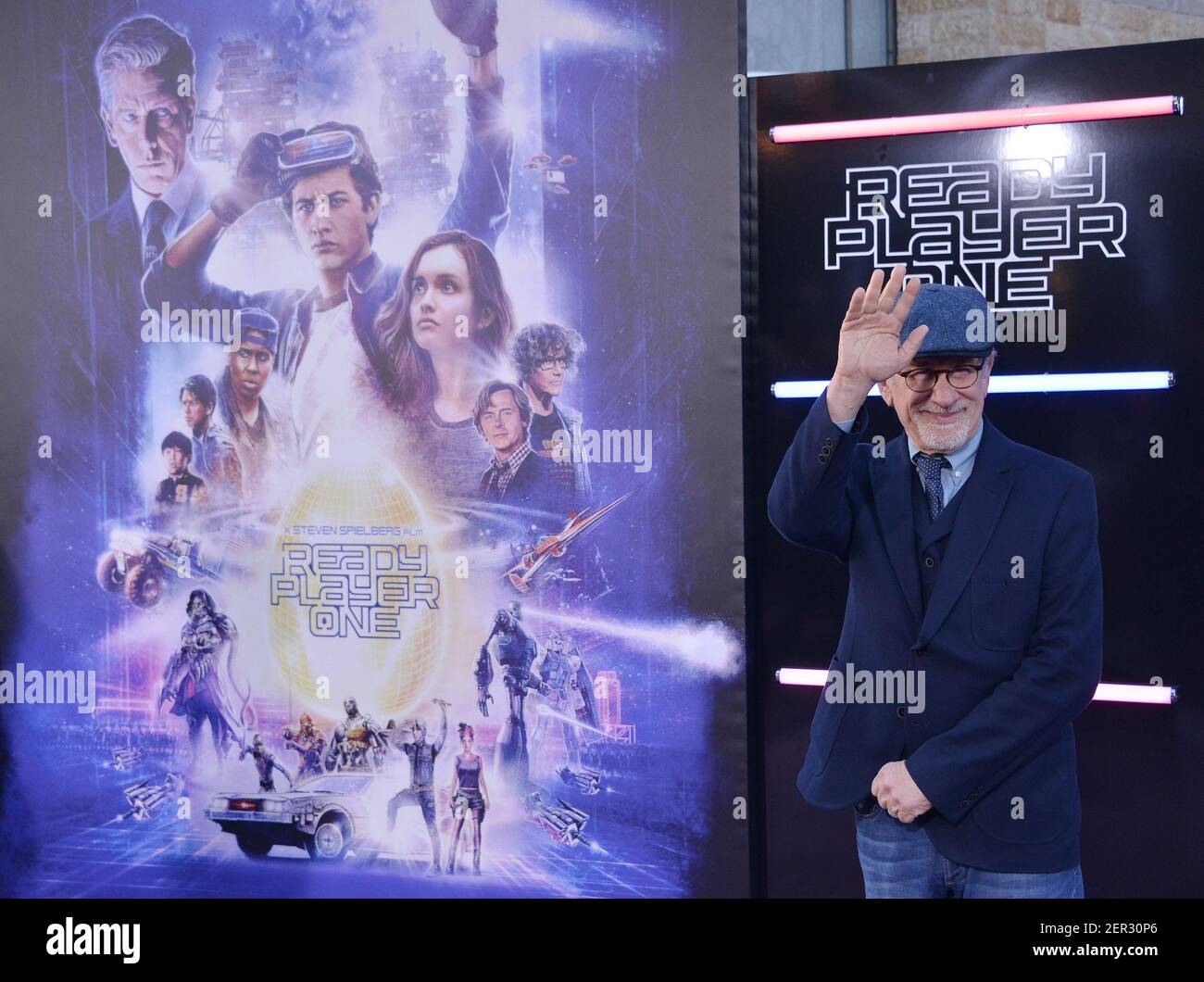 Steven Spielberg arrives at the "Ready Player One" Los Angeles Premiere ...