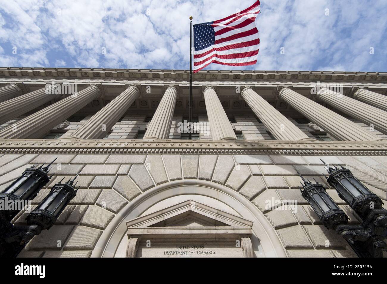 UNITED STATES - MARCH 27: U.S. Department of Commerce building in ...