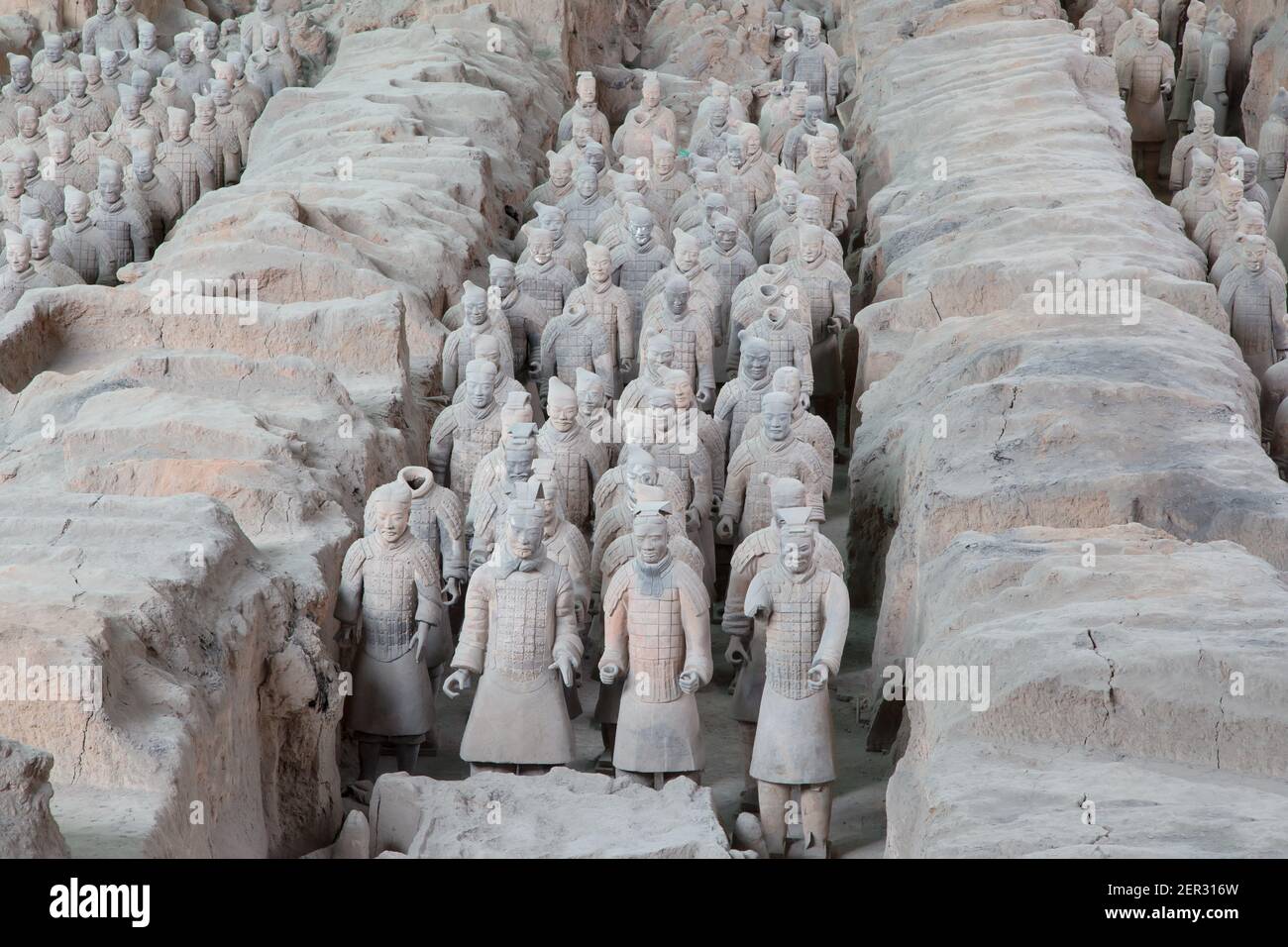 Qin dynasty Terracotta Army, Xian (Sian), China Stock Photo - Alamy