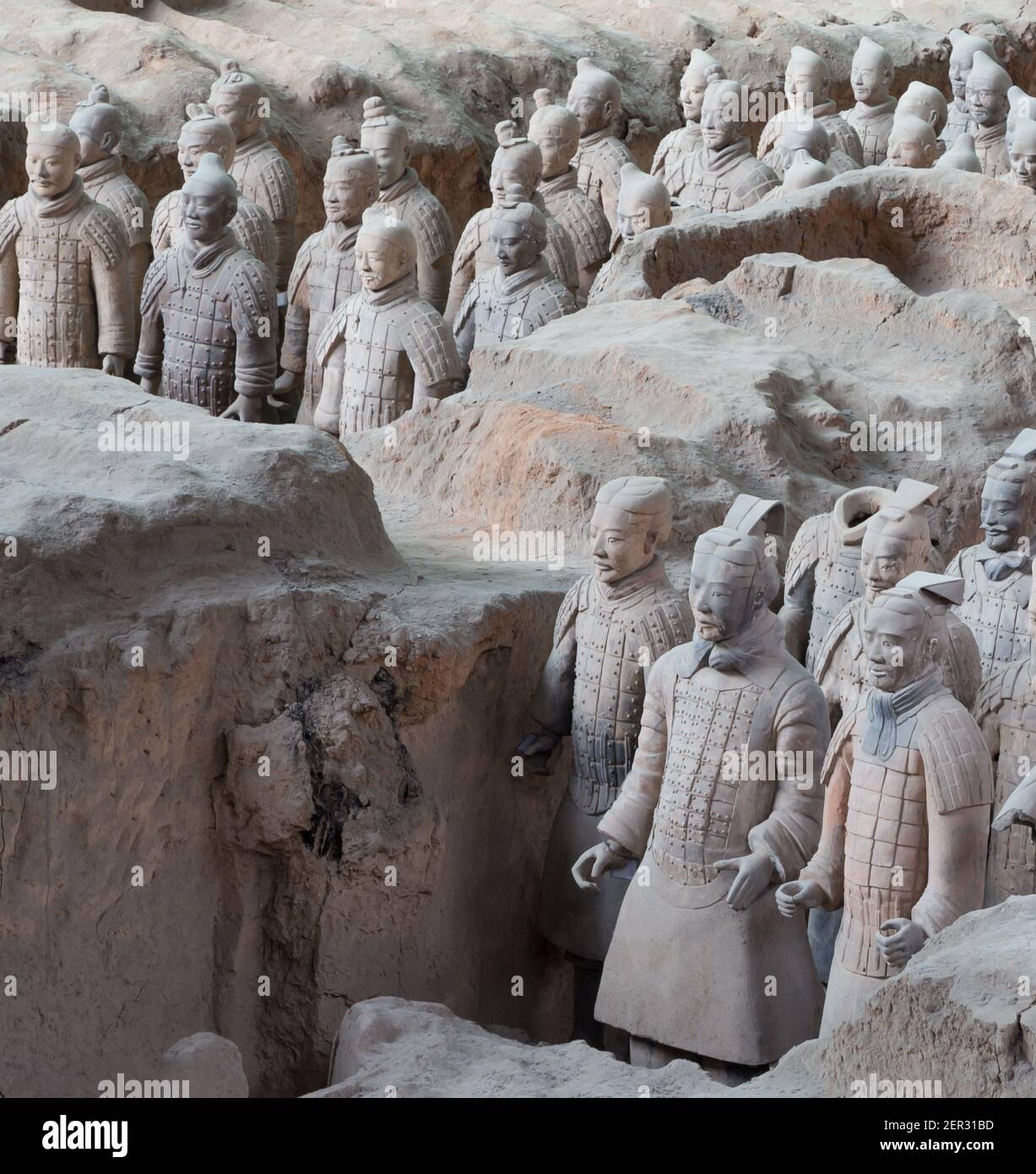 Qin dynasty Terracotta Army, Xian (Sian), China Stock Photo - Alamy