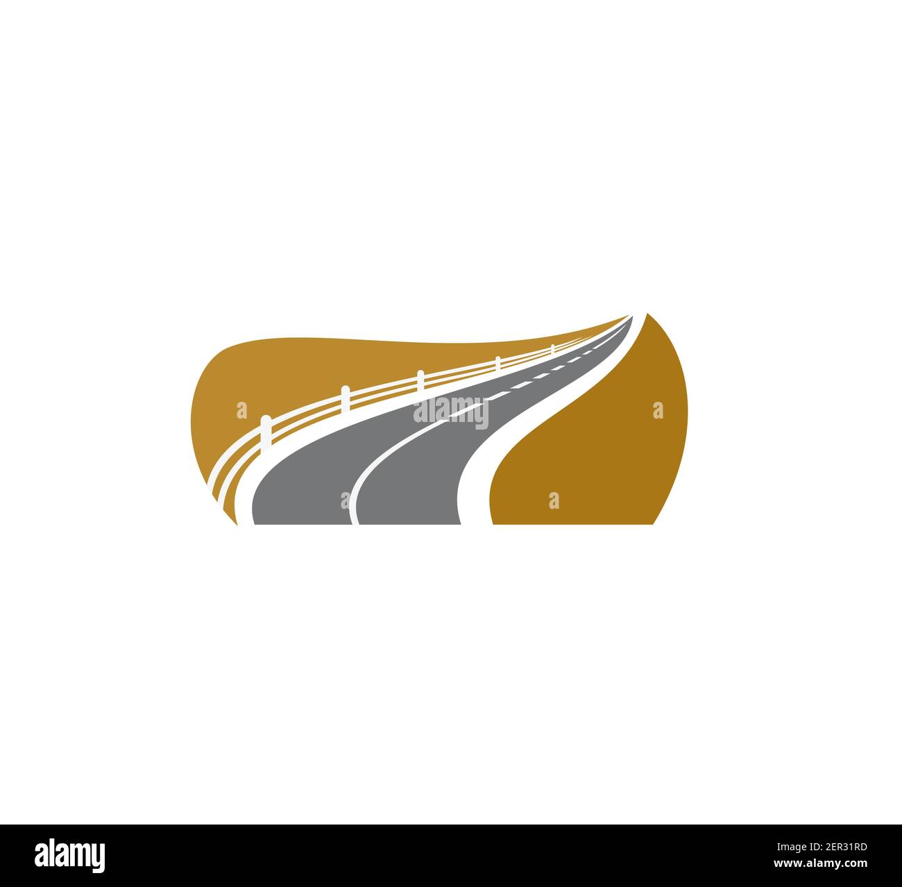 Road Icon Asphalt Roadside Sign Avenue Or Highway Vector Symbol Road Way Path Or Traffic