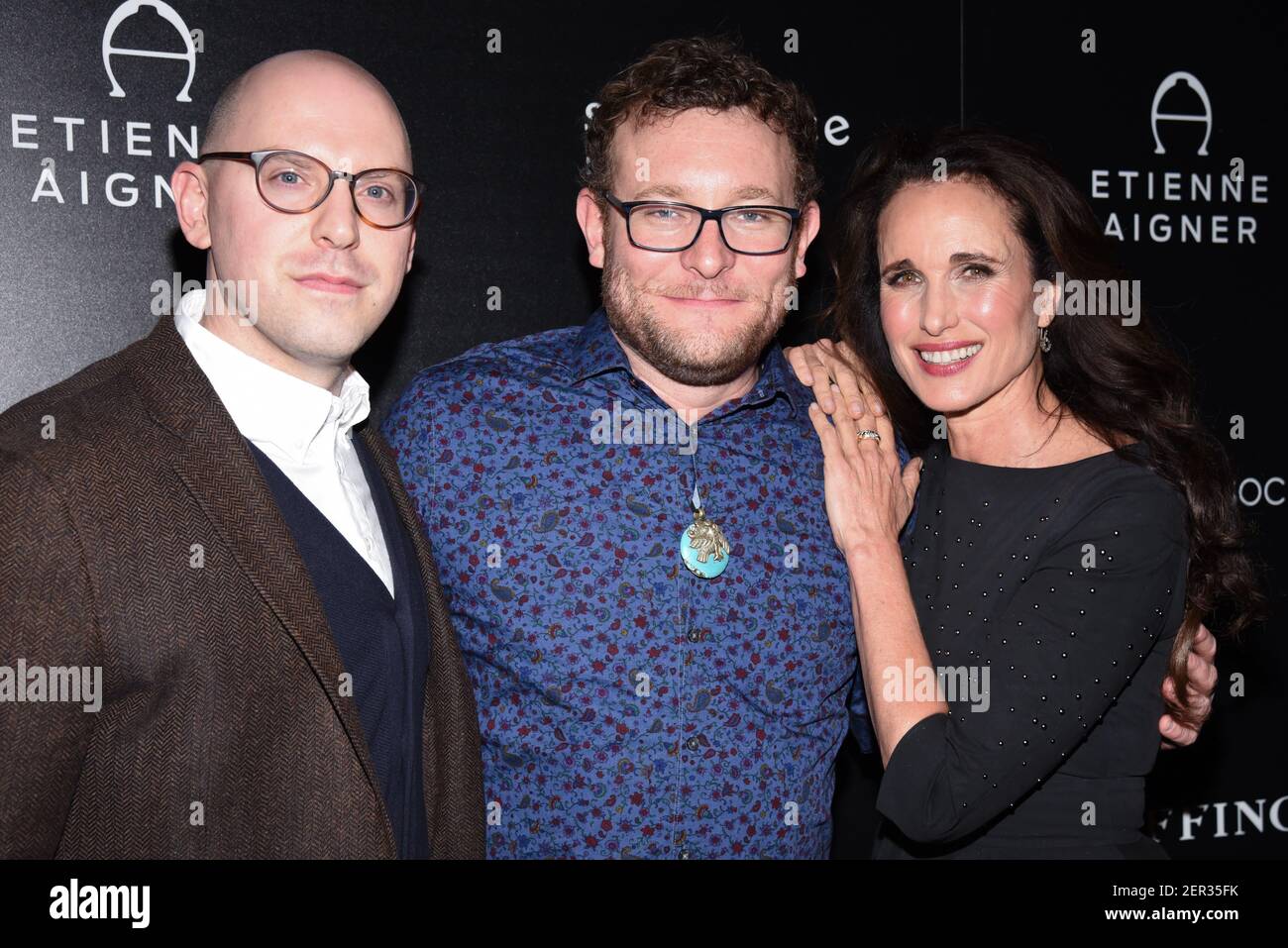Russell Harbaugh, James Adomian and Andie MacDowell attend The Cinema ...
