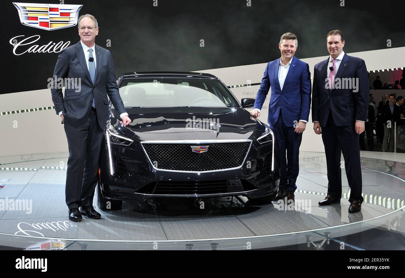 L-R: Johan De Nysschen, President, Cadillac, Andrew Smith, Exec ...