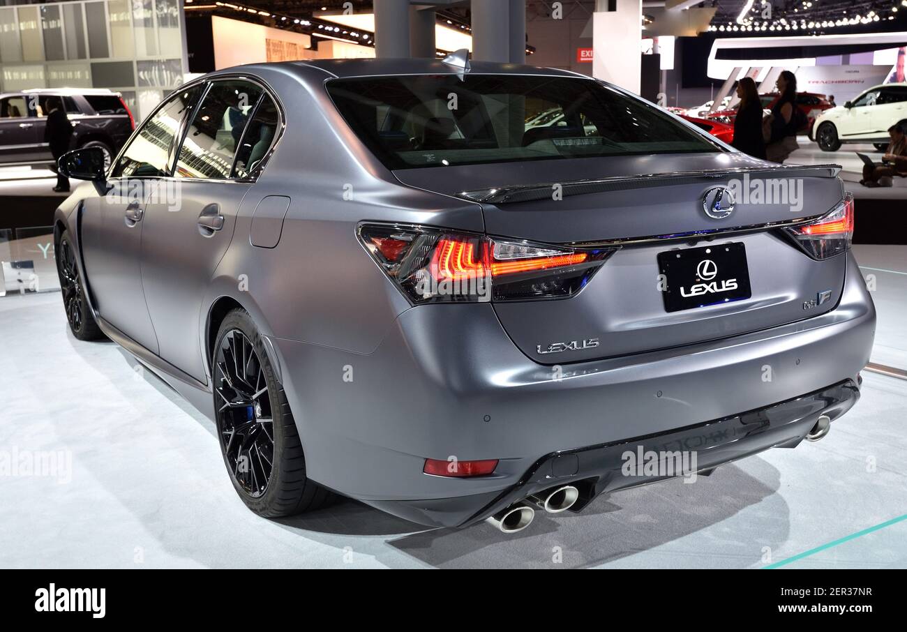 2018 Lexus GSF 10th Anniversary edition on display at the New York ...