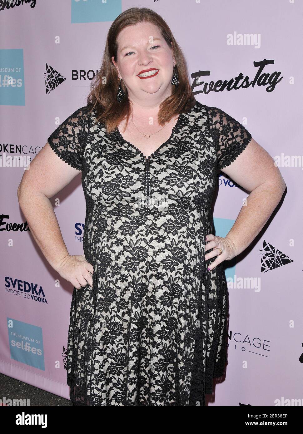 Heather Brooker arrives at The Museum Of Selfies VIP Grand Opening held ...