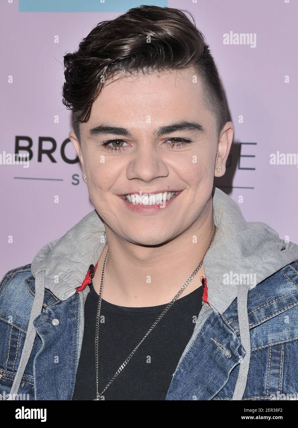 Brandon Stewart arrives at The Museum Of Selfies VIP Grand Opening held ...