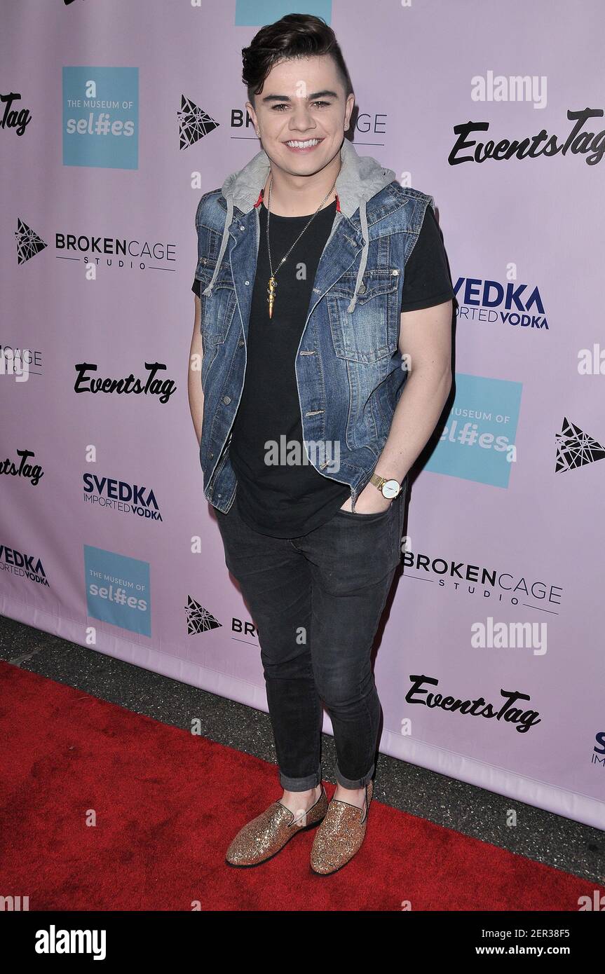 Brandon Stewart arrives at The Museum Of Selfies VIP Grand Opening held ...