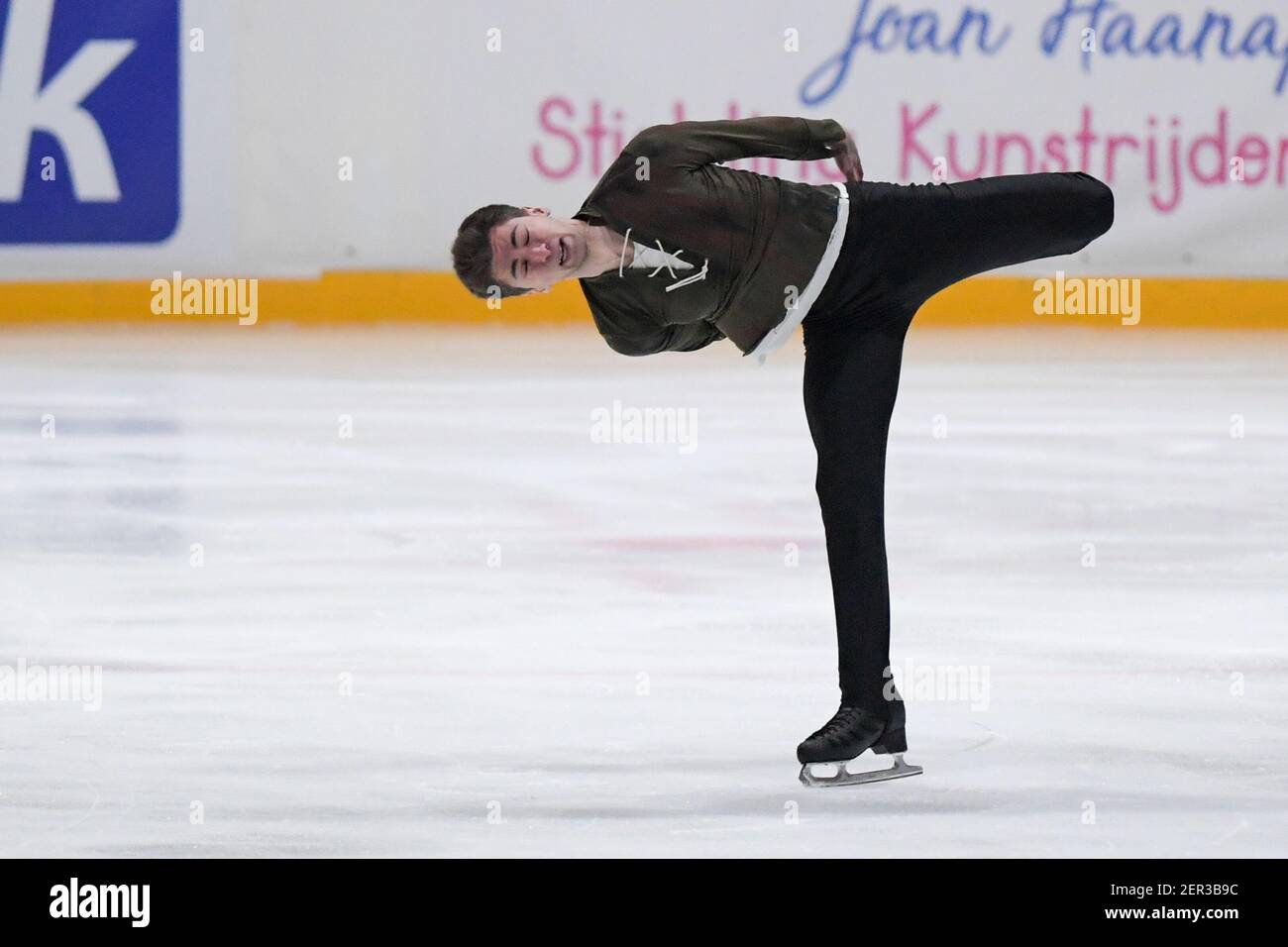THE HAGUE, NETHERLANDS - FEBRUARY 28: Basar Oktar of Turkey competes in ...