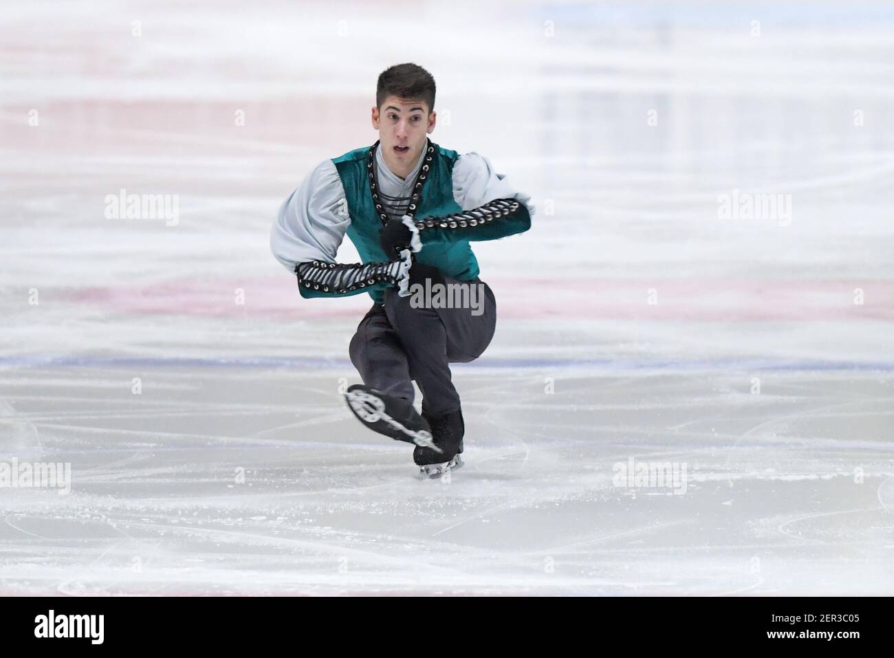 THE HAGUE, NETHERLANDS - FEBRUARY 28: Aleix Gabara of Spain competes in ...