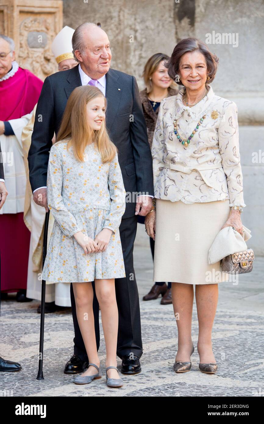 Former King Juan Carlos I of Spain and Former Queen Sofia of Spain with ...
