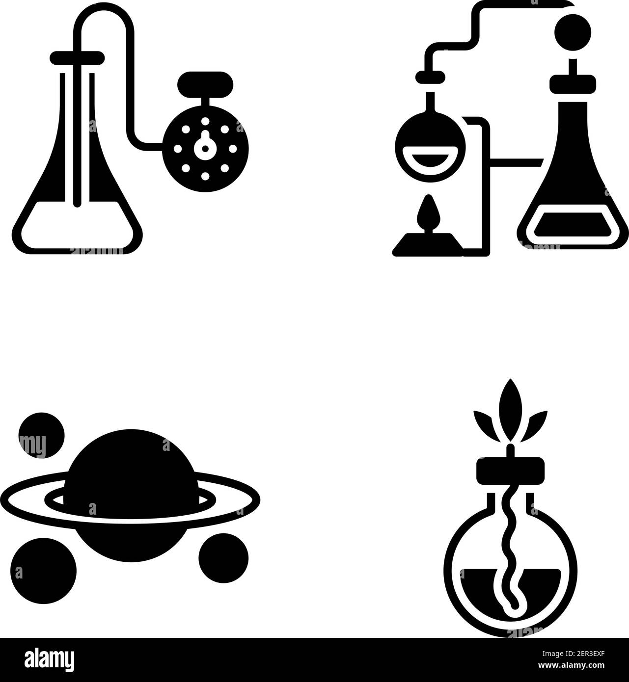 Pack of Chemistry Education Solid Icons Stock Vector Image & Art - Alamy