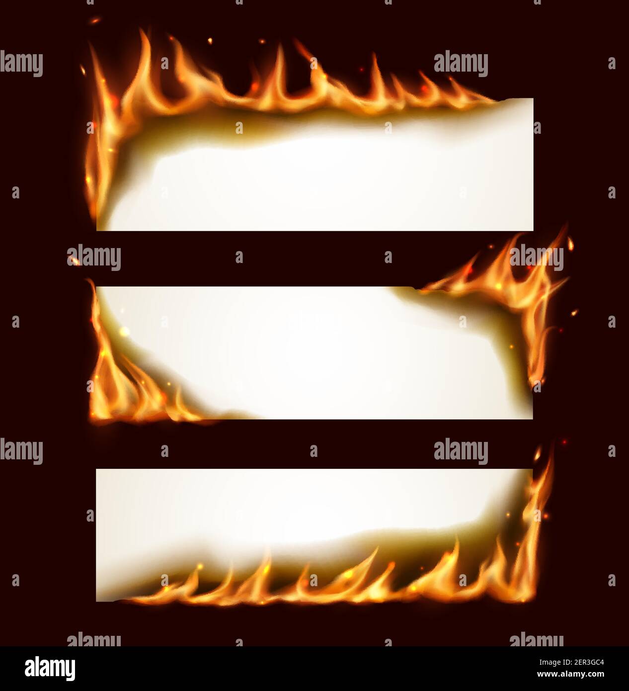 Flaming 3d letter Stock Vector Images - Alamy