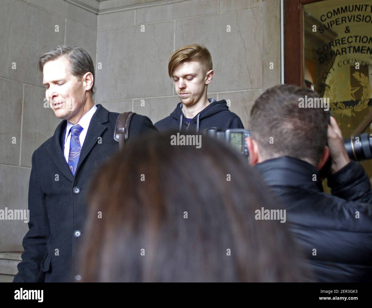 Ethan Couch follows his attorney out of the Tarrant County Corrections ...