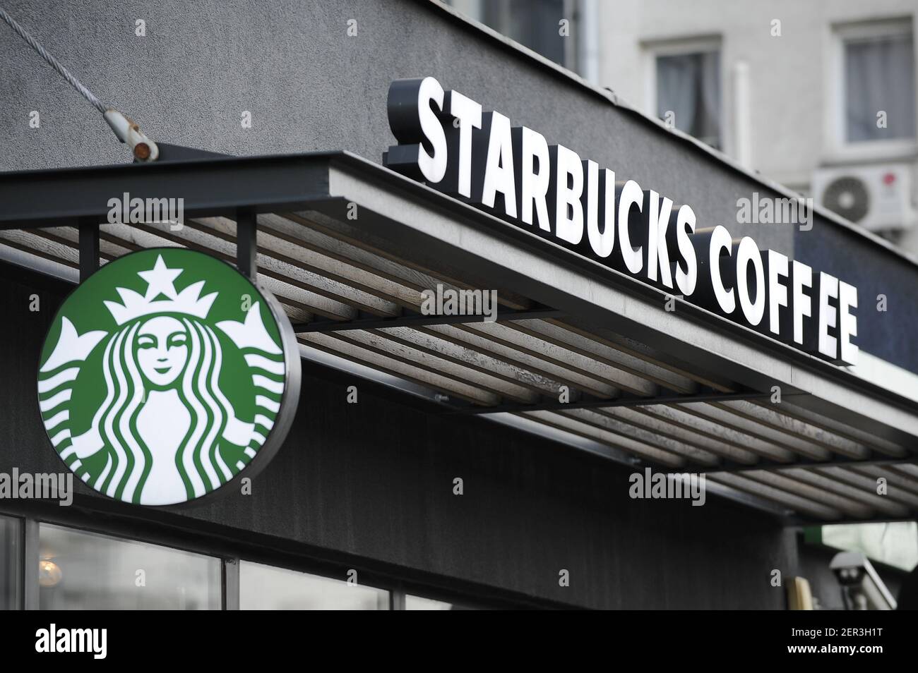 A Starbucks coffee shop is seen Warsaw, Poland on April 2, 2018. (Photo ...