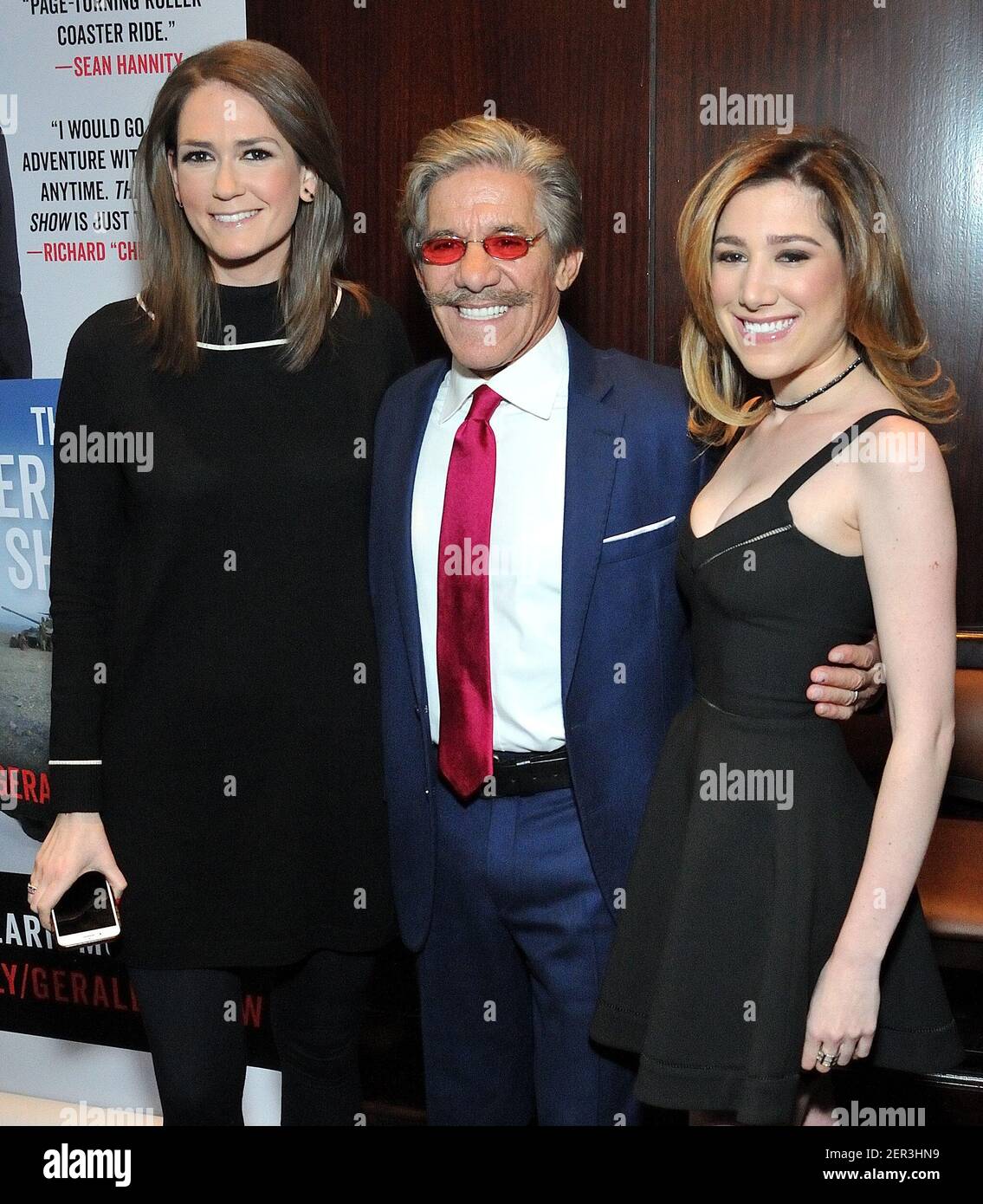 L-R: Fox News contributor Jessica Tarlov, Fox News journalist Geraldo ...