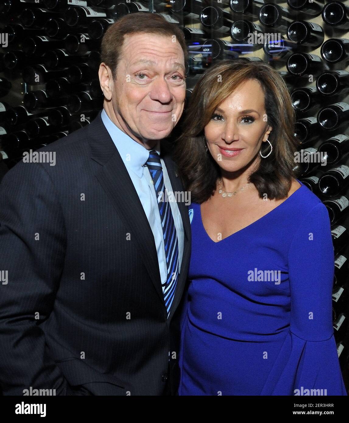 L-R: Comedian Joe Piscopo and FOX 5 NY anchor/journalist Rosanna Scotto ...