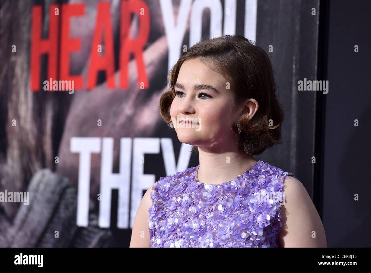 Actress Millicent Simmonds attends "A Quiet Place" New York Premiere at ...