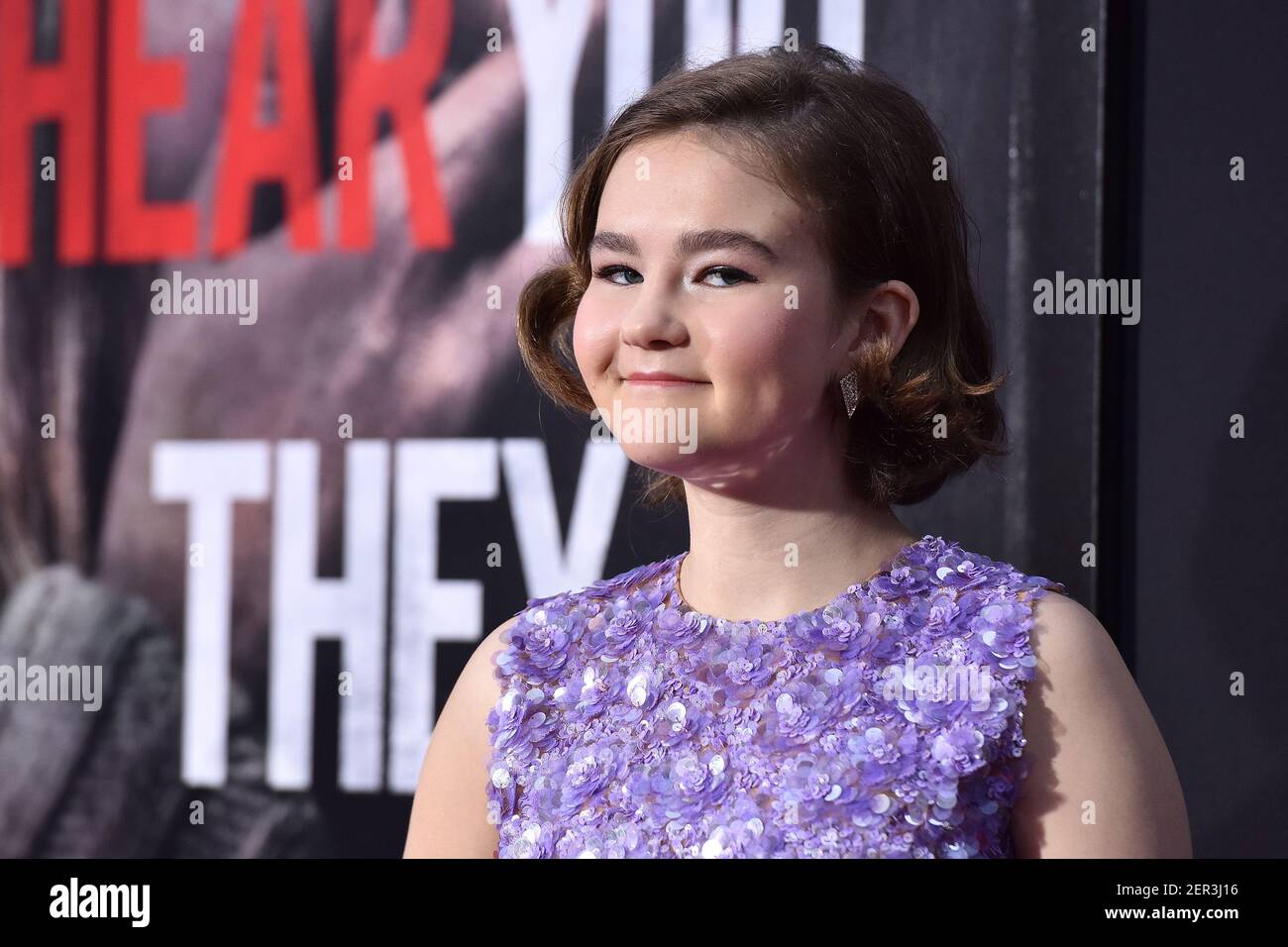 Actress Millicent Simmonds attends "A Quiet Place" New York Premiere at ...