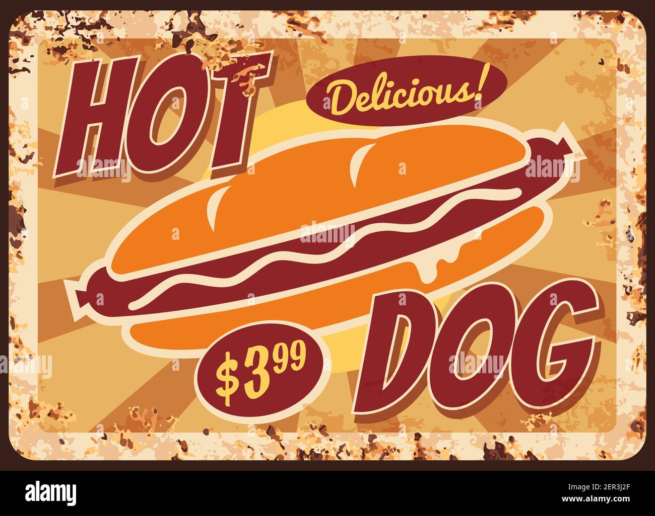 Vintage food ordering illustration hi-res stock photography and images ...