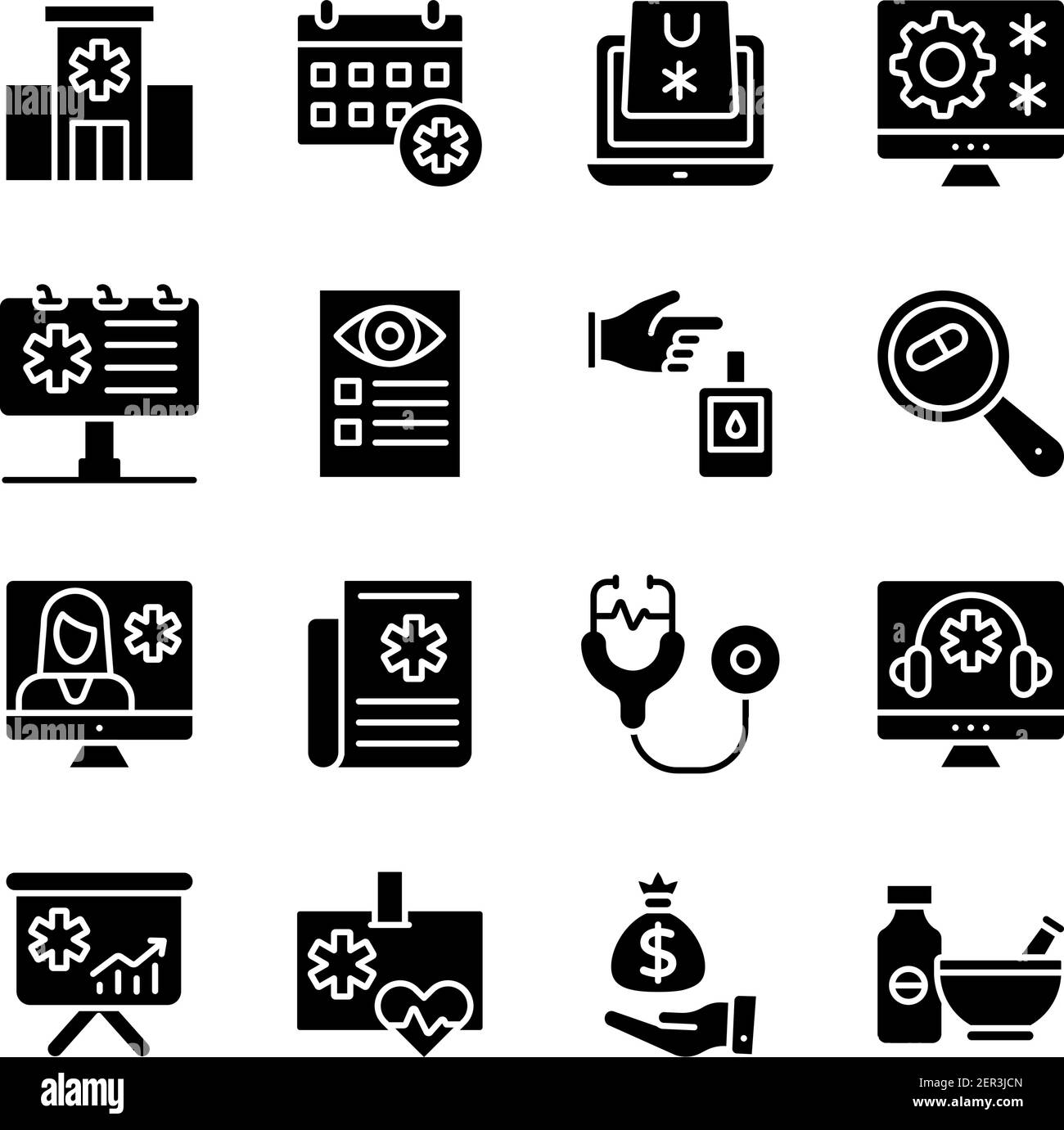 Pack of Medication Solid Icons Stock Vector Image & Art - Alamy