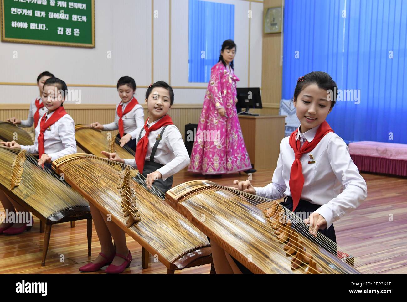 General views of North Korea seen in these hand out photos provided by ...