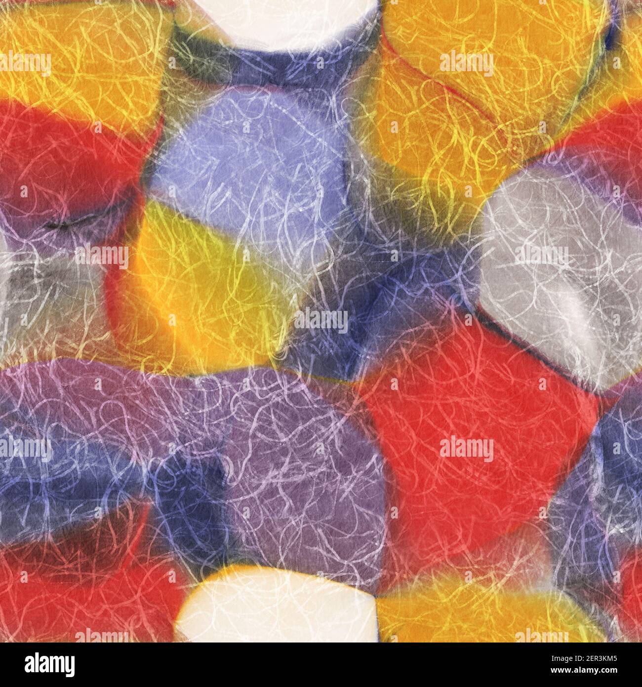 Seamless abstract blobs of color paper texture Stock Photo - Alamy