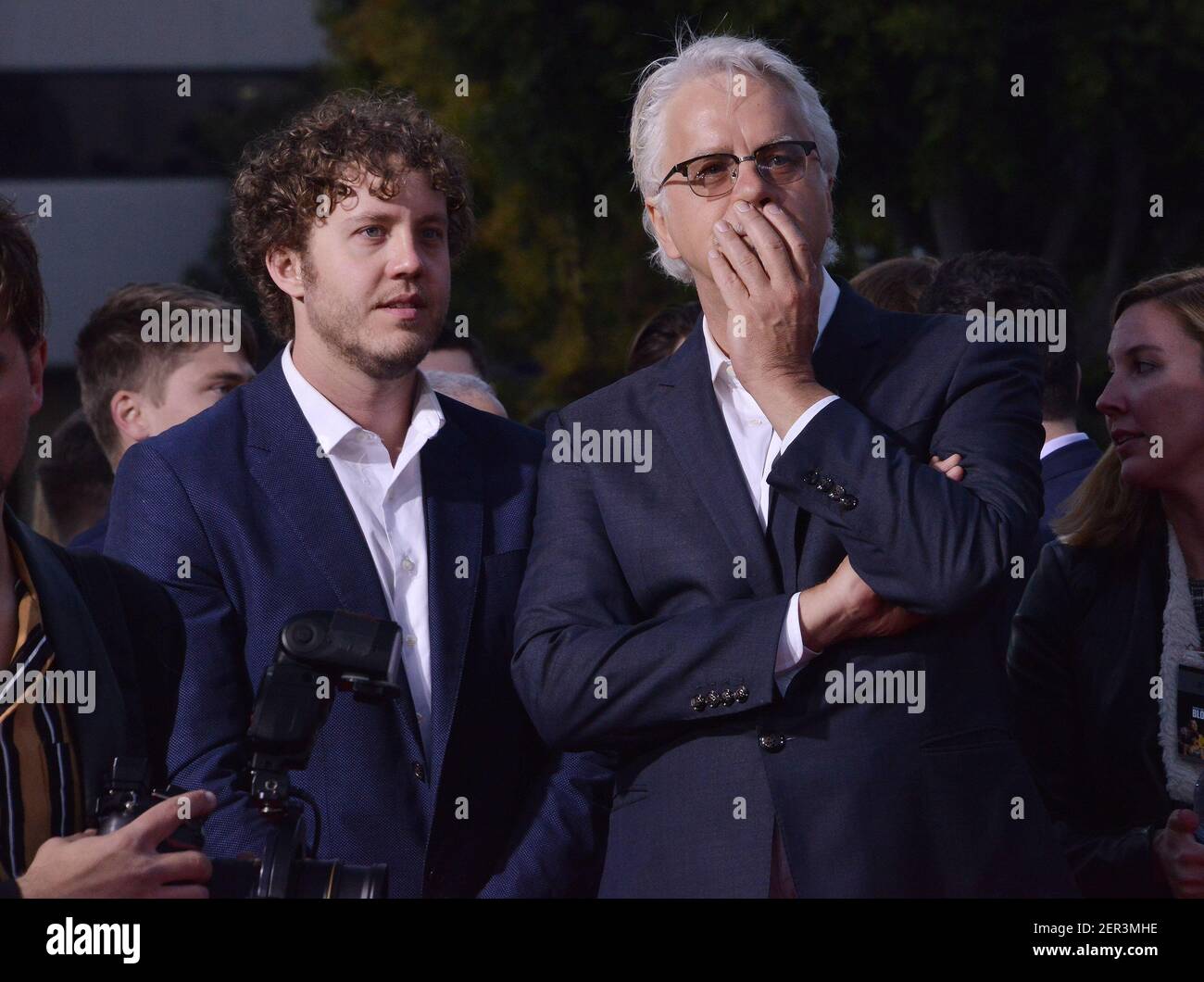 (L-R) Jack Henry Robbins and Tim Robbins at the "Blockers" Los Angeles ...