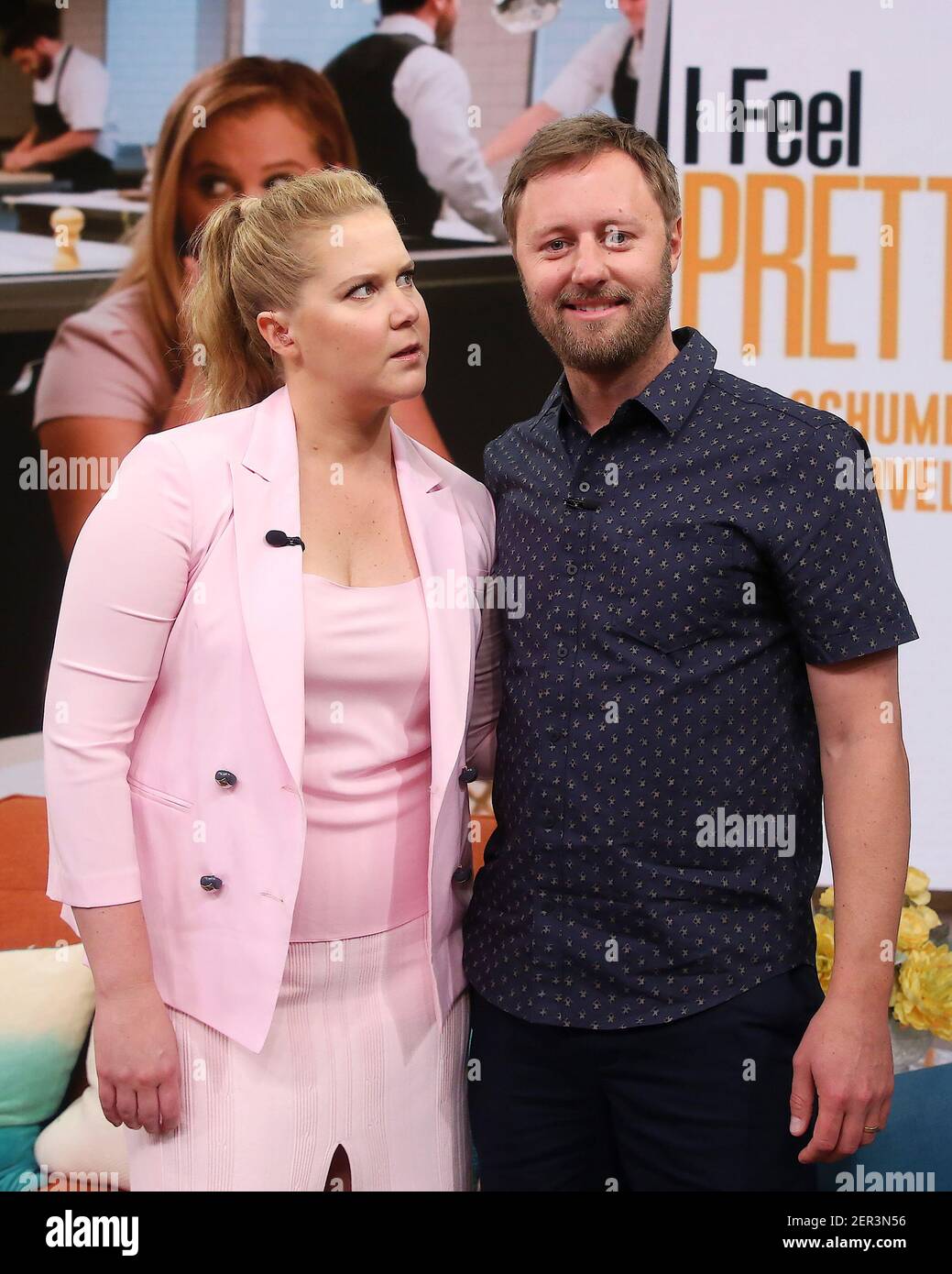 MIAMI, FL - APRIL 3: Amy Schumer and Rory Scovel are seen during ...