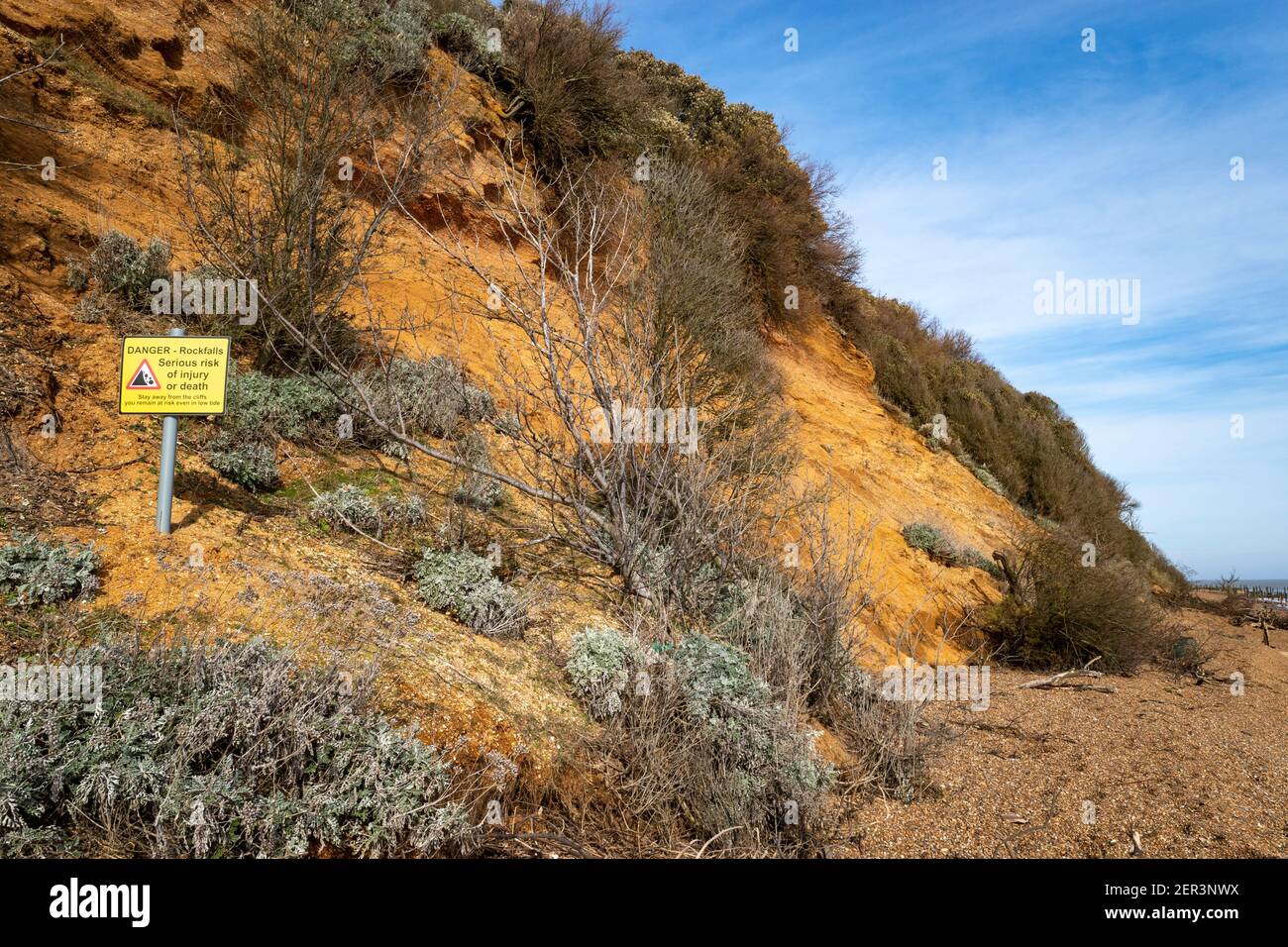 Soil erosion danger sign hi-res stock photography and images - Alamy