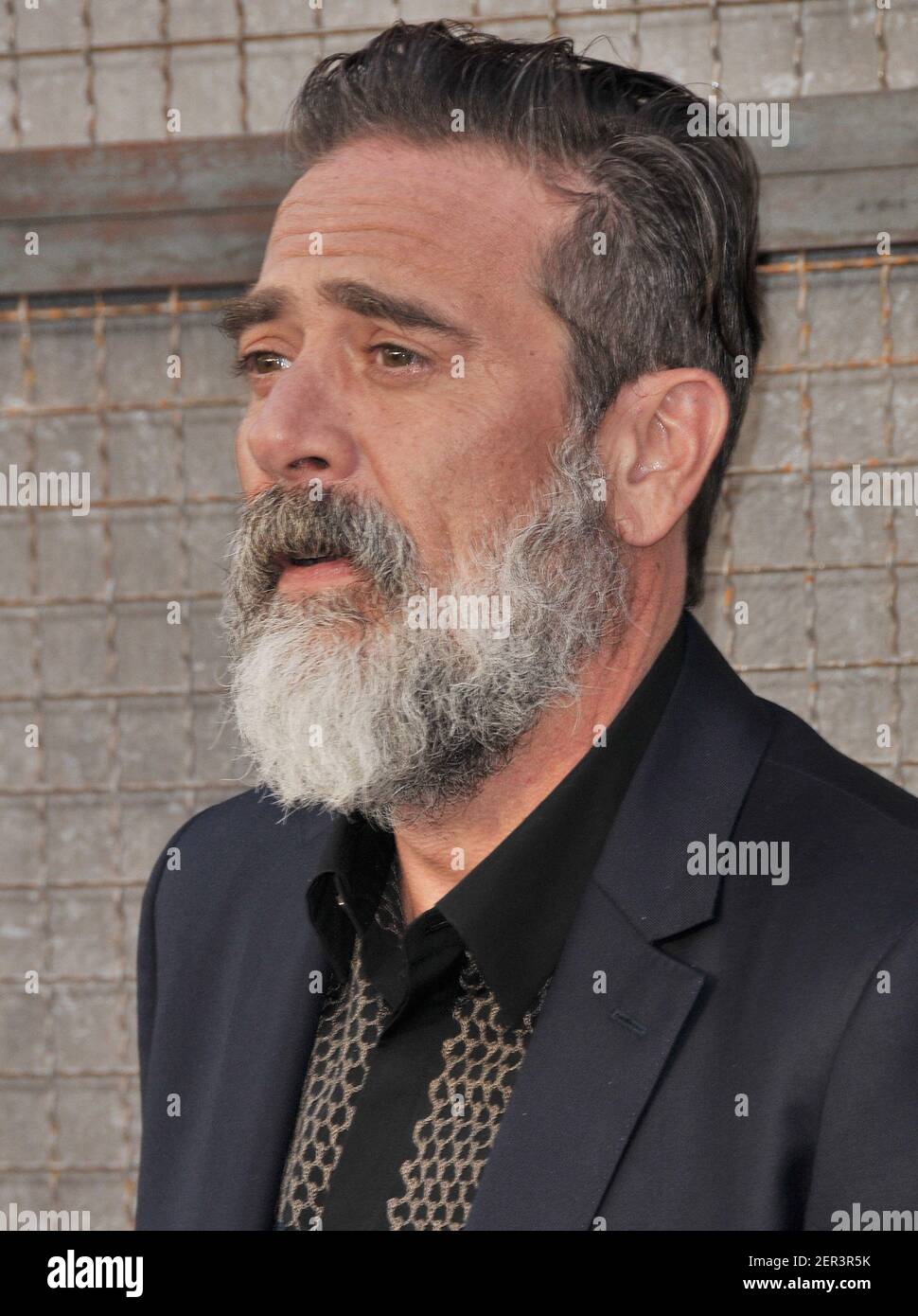 Jeffrey Dean Morgan arrives at the Warner Bros. Pictures' "Rampage" Los ...