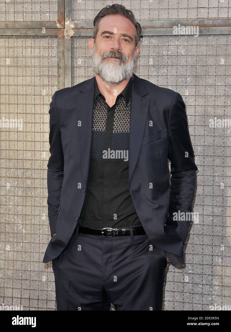 Jeffrey Dean Morgan arrives at the Warner Bros. Pictures' "Rampage" Los ...