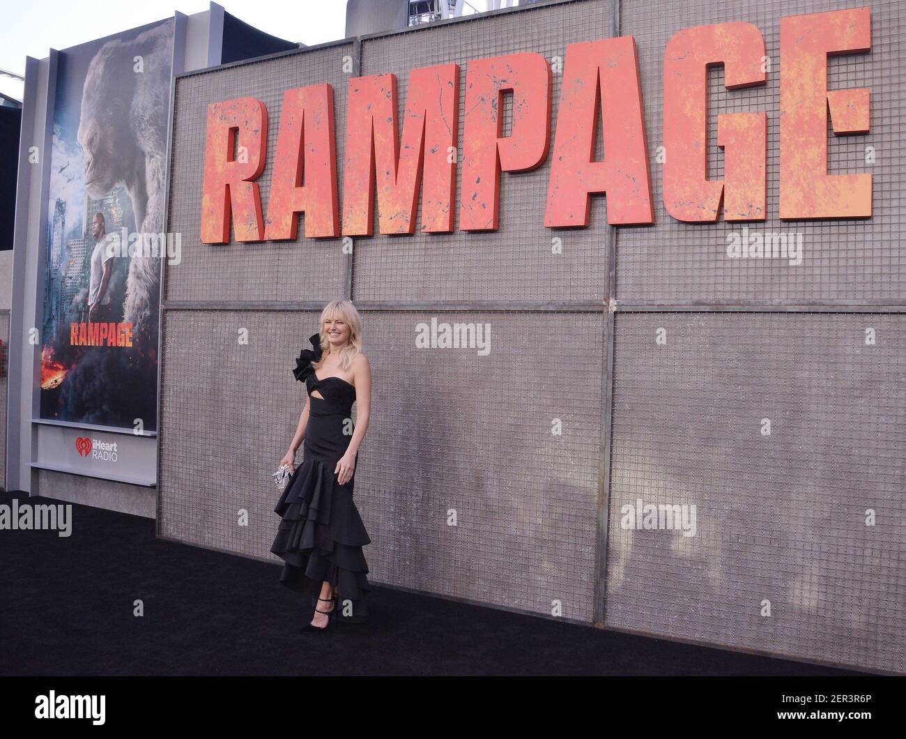Malin Akerman arrives at the Warner Bros. Pictures' "Rampage" Los ...