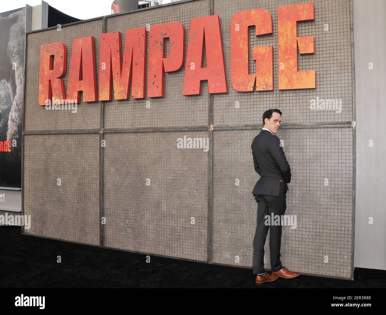 Jason Liles arrives at the Warner Bros. Pictures' "Rampage" Los Angeles ...