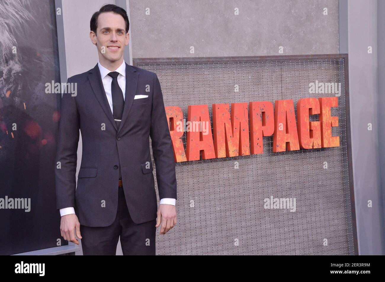 Jason Liles arrives at the Warner Bros. Pictures' "Rampage" Los Angeles ...