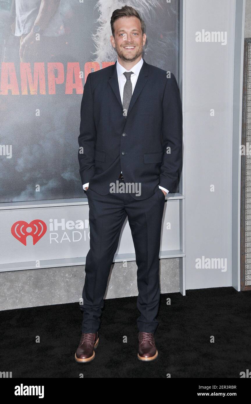 Ryan Engle arrives at the Warner Bros. Pictures' "Rampage" Los Angeles ...