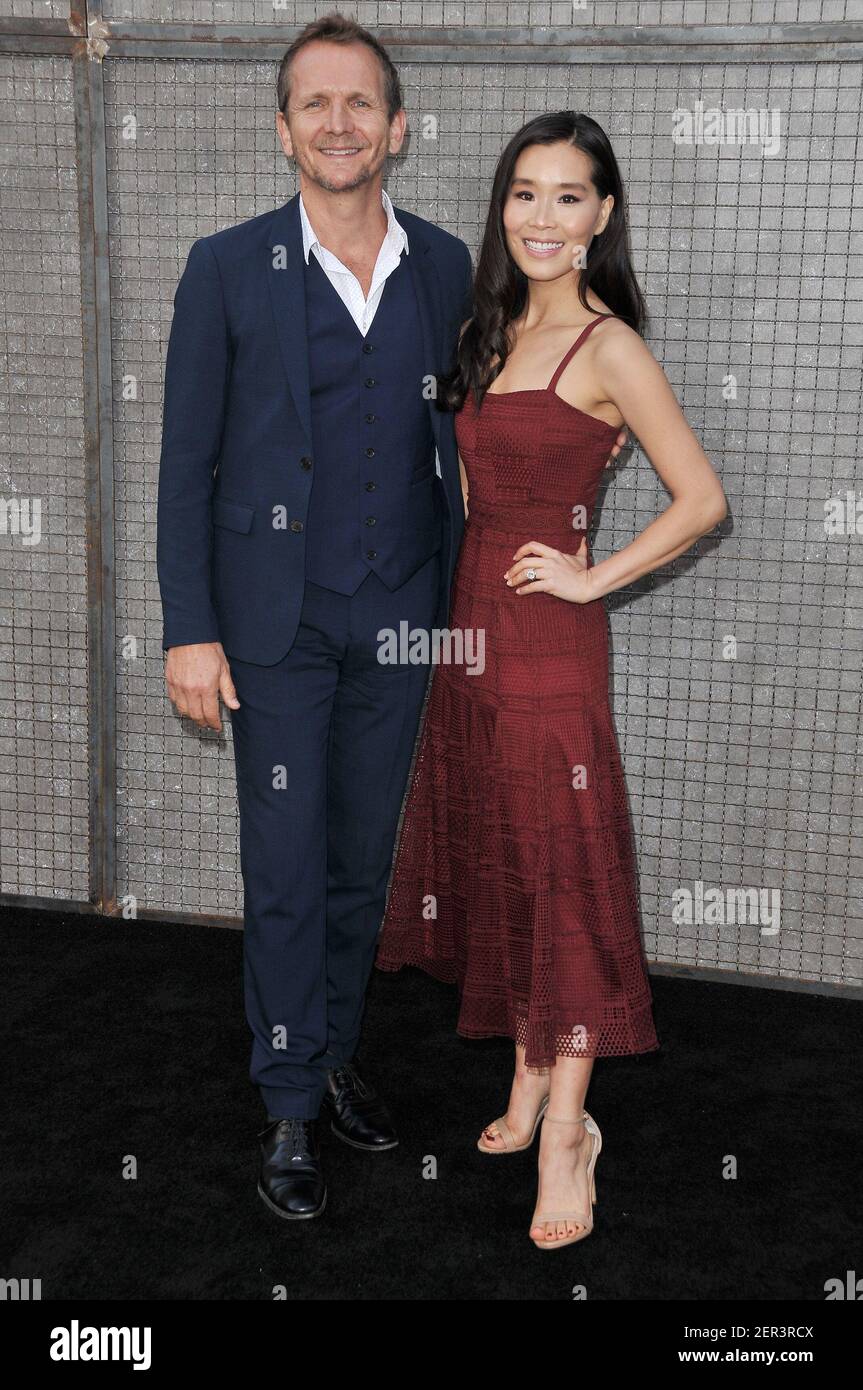 Sebastian Roche and Alicia Hannah arrives at the Warner Bros. Pictures ...