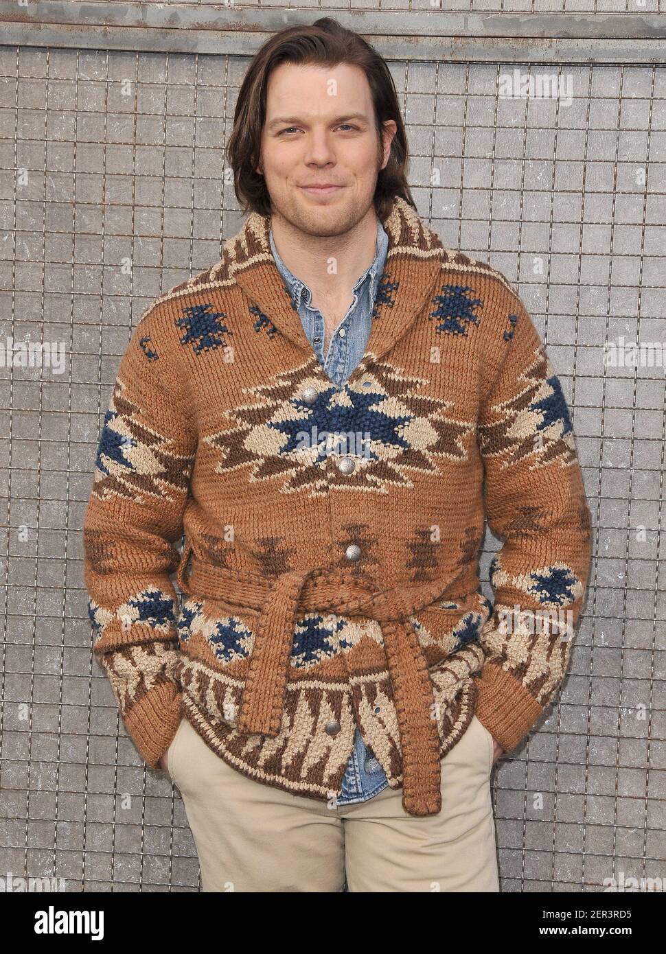 Jake Lacy arrives at the Warner Bros. Pictures' "Rampage" Los Angeles ...