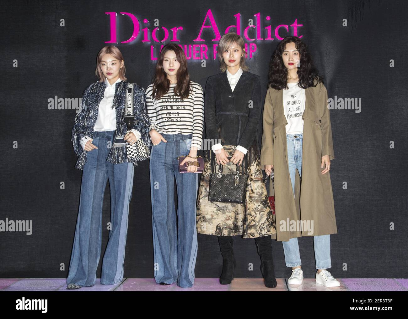 5 April 2018 - Seoul, South Korea : (L to R) South Korean models Song ...