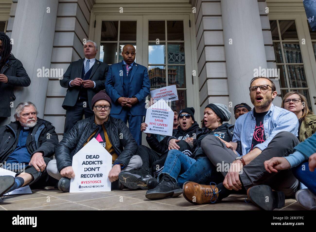 Following a press conference about safe consumption spaces (also known ...
