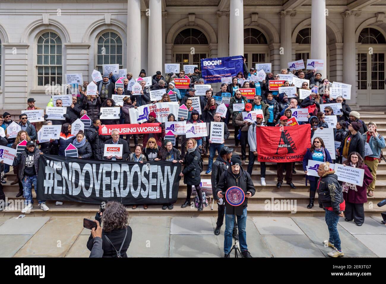 Following a press conference about safe consumption spaces (also known ...