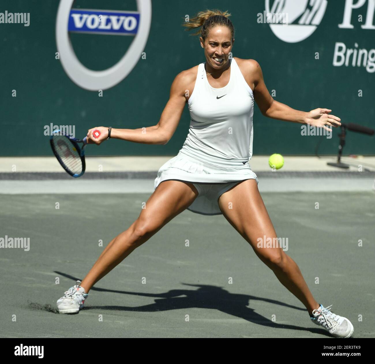 April 5,2018: Madison Keys (USA) defeated Camila Giorgi (ITA) 6-4, 6-3 ...