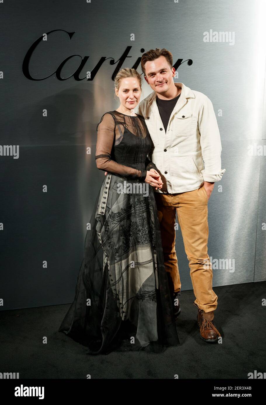 Aimee Mullins and Rupert Friend attend CARTIER Bold & Fearless Red ...