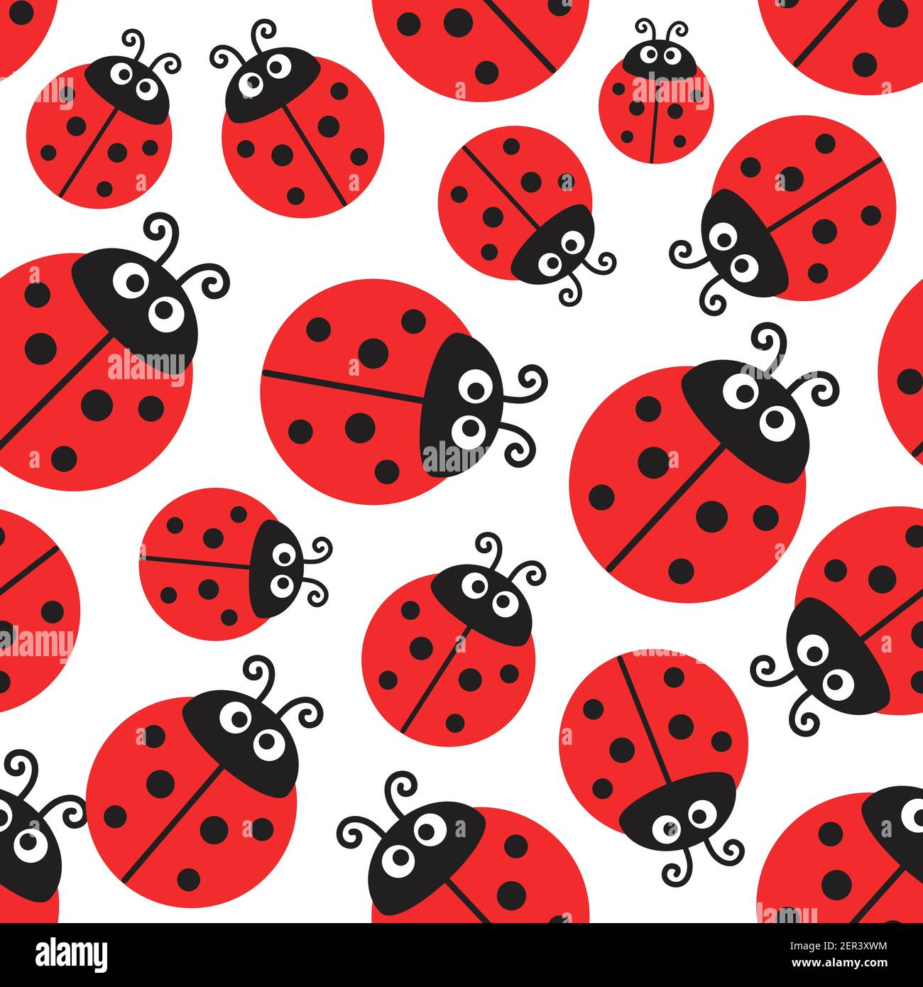 Cute Baby Ladybug Cartoon