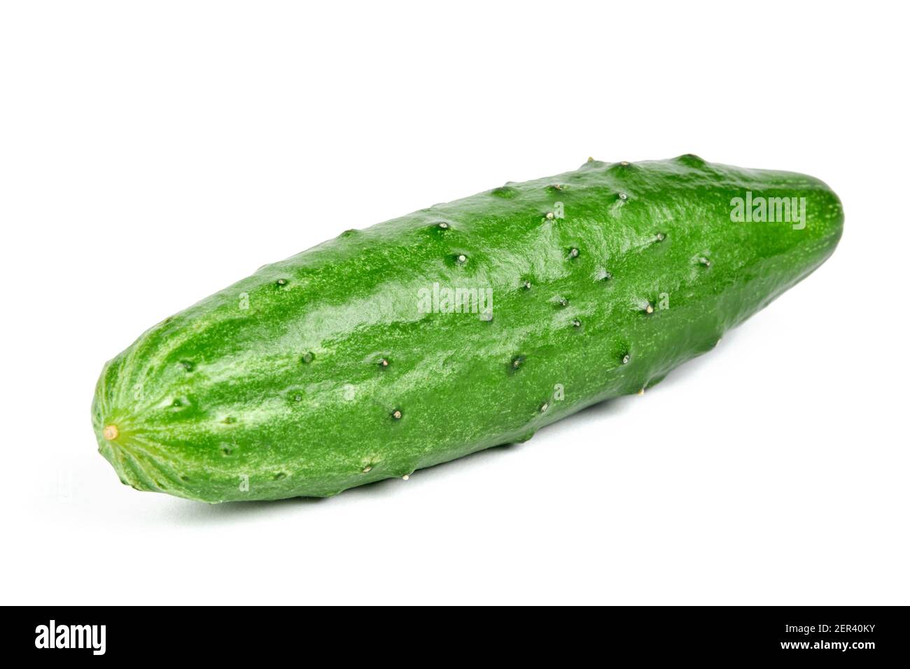 fresh long cucumber isolated on white background Stock Photo - Alamy