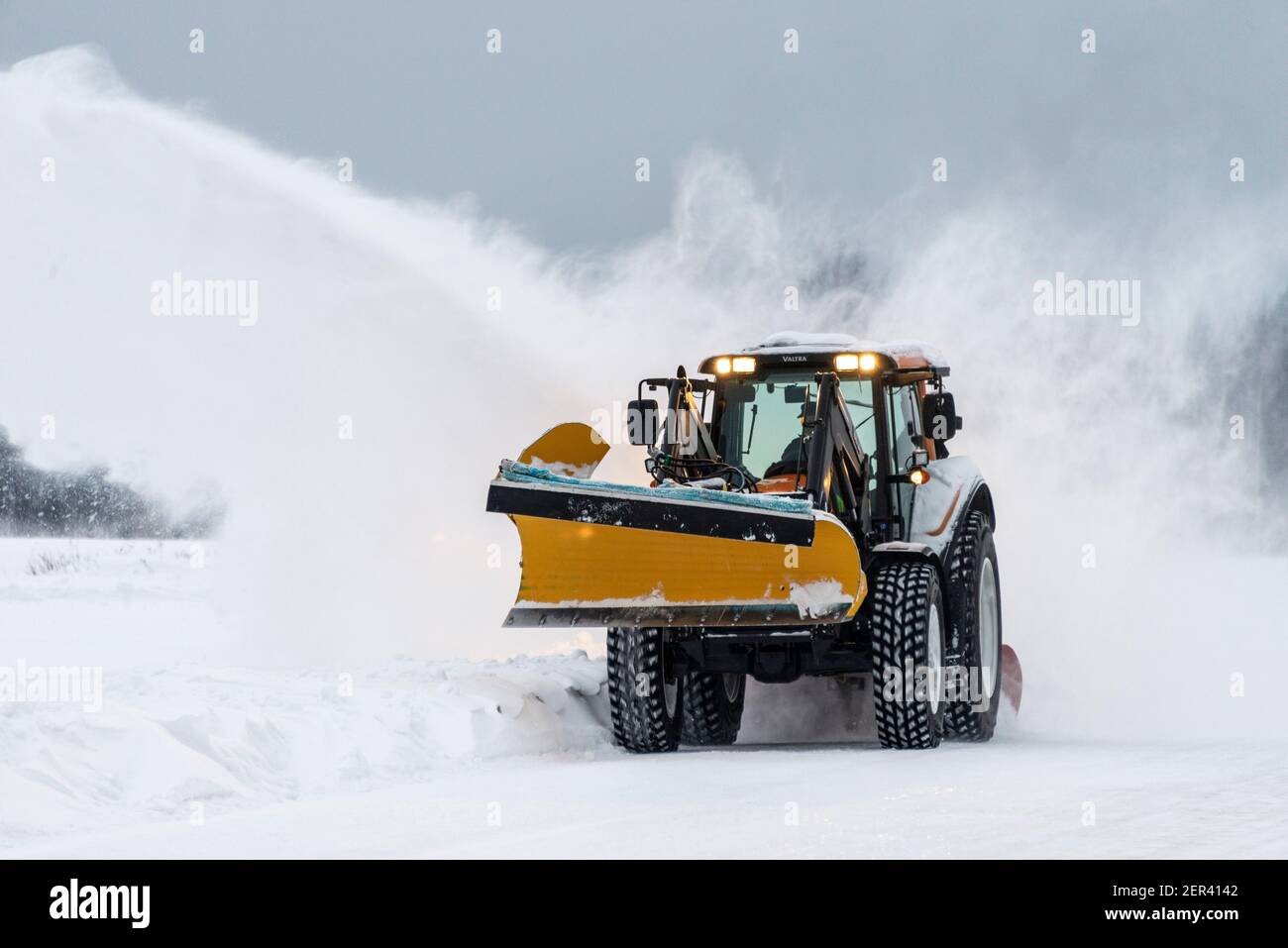 Police tractor hi-res stock photography and images - Alamy