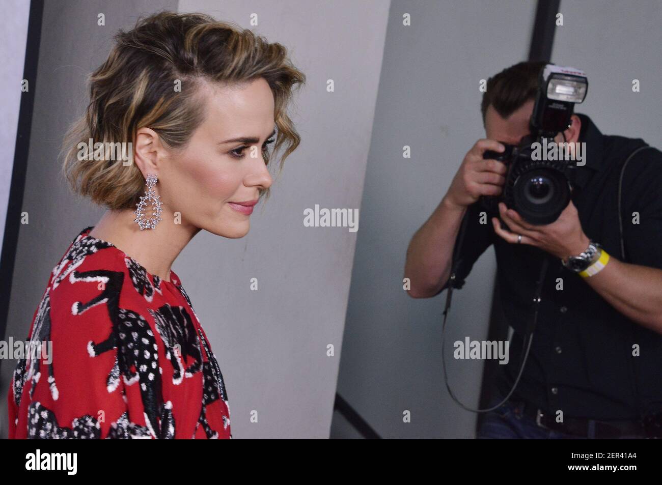 Sarah Paulson arrives at the "American Horror Story: Cult" FYC Event ...