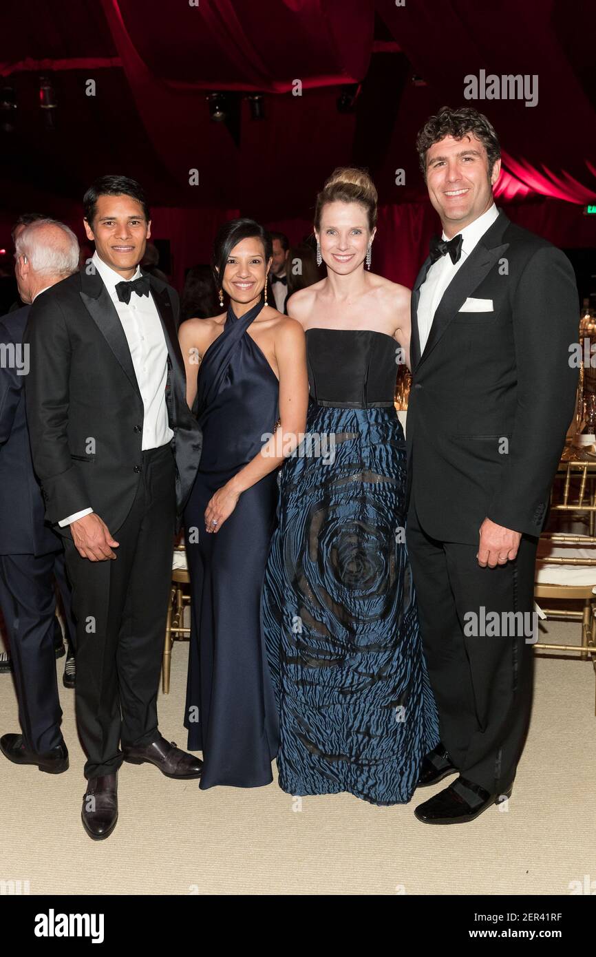 Nirav Tolia, Megha Tolia, Marissa Mayer and Zach Bogue attend Mid ...