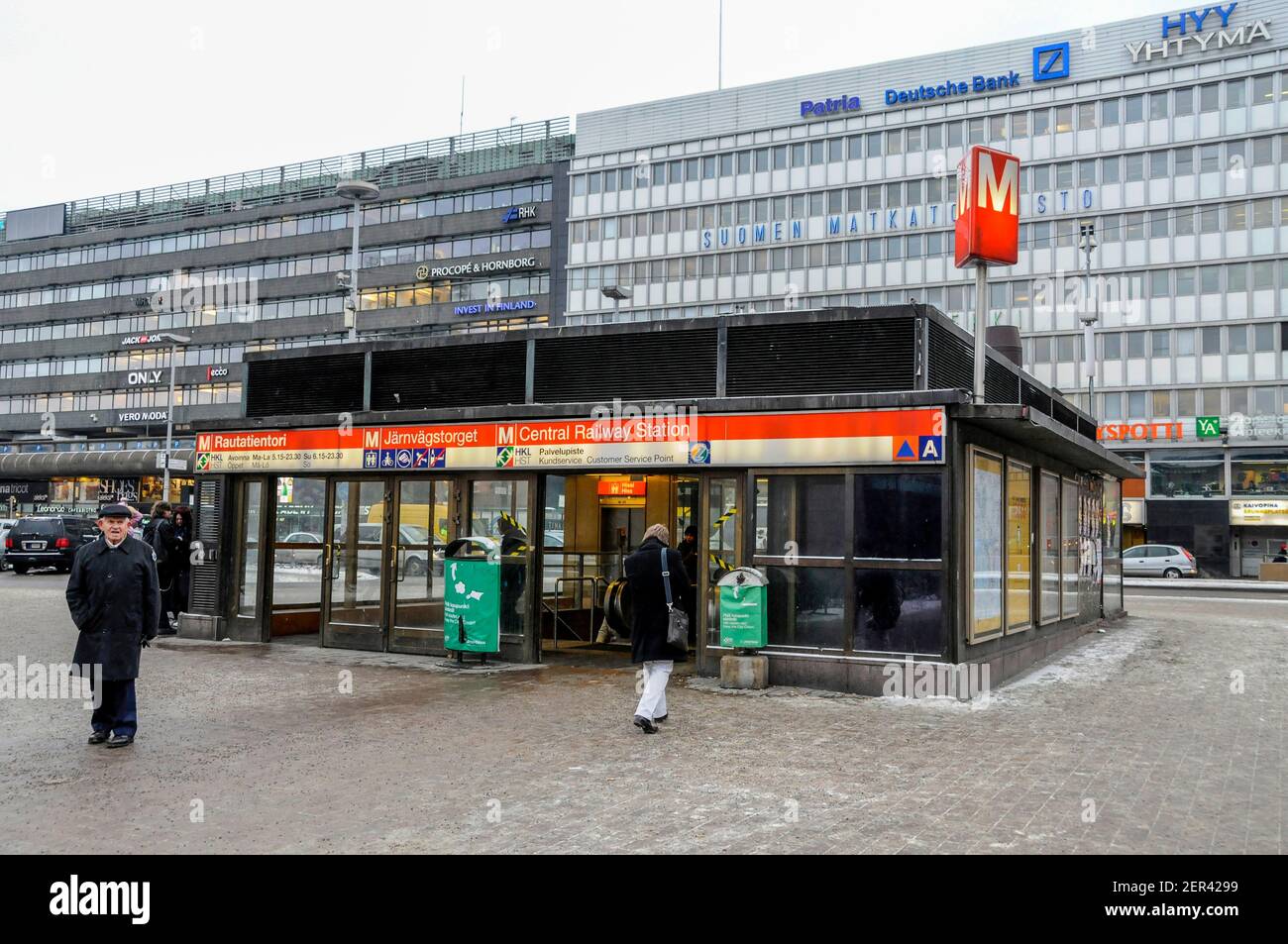 One of the city Metro stations in Helsinki,Finland Stock Photo - Alamy