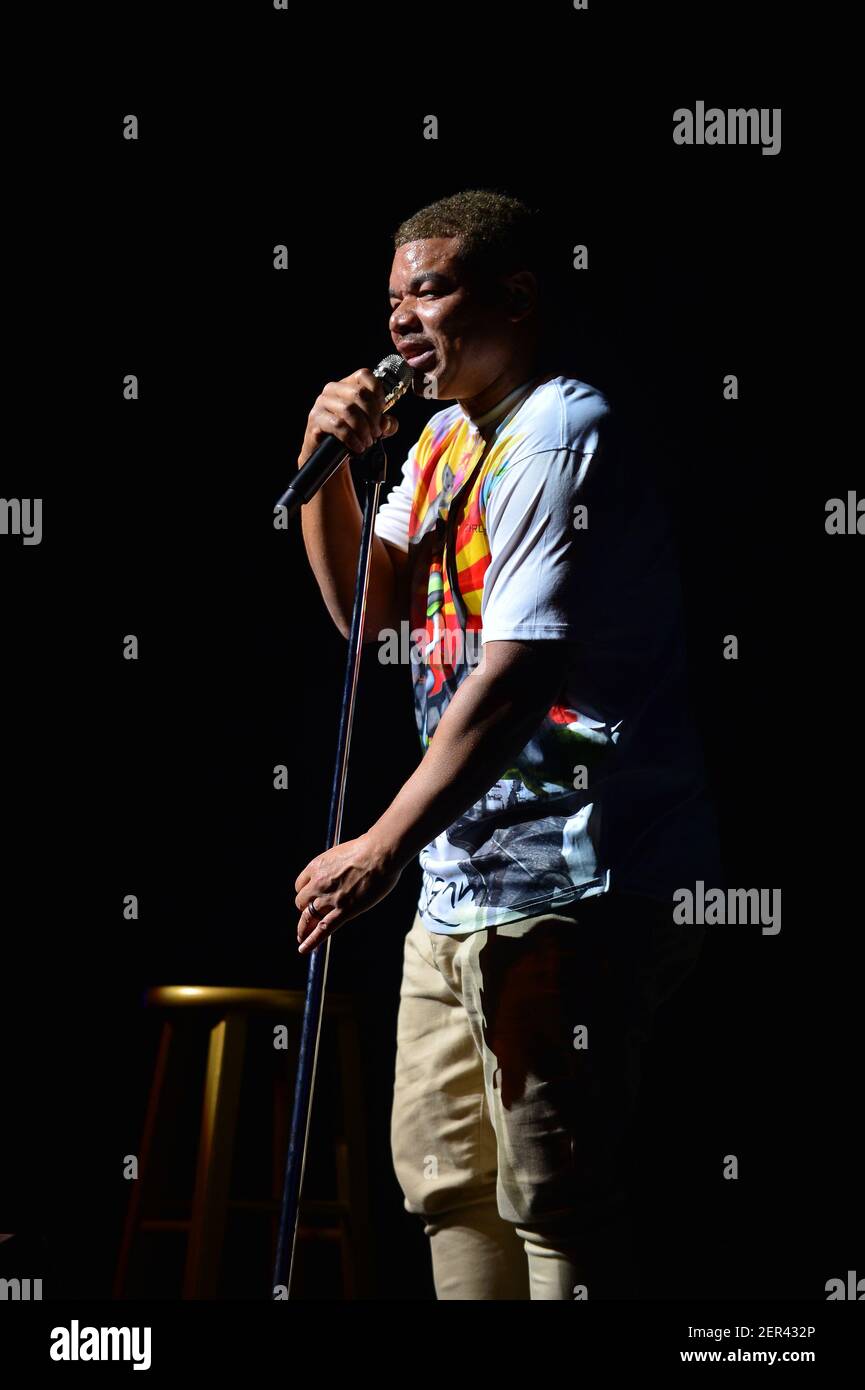 Comedian Red Grant performs during Katt Williams 11:11 RNS World Tour ...